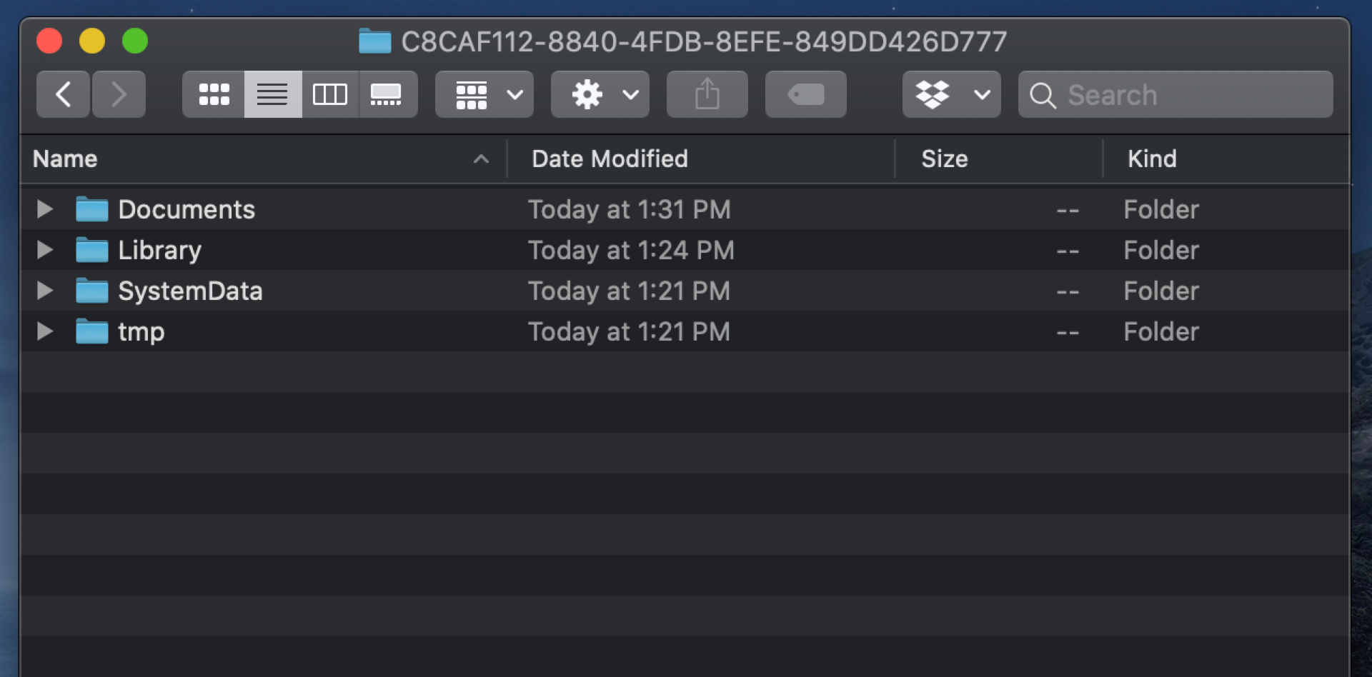 Access application files on iOS simulator