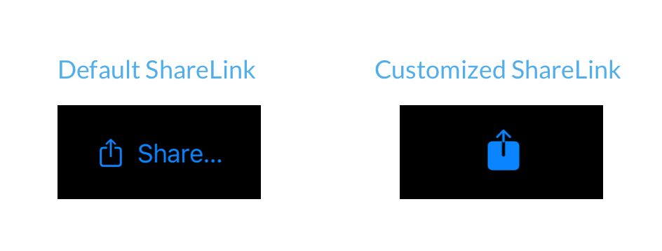 Customize ShareLink appearance in SwiftUI with view modifiers Customize ShareLink appearance in SwiftUI with view modifiers