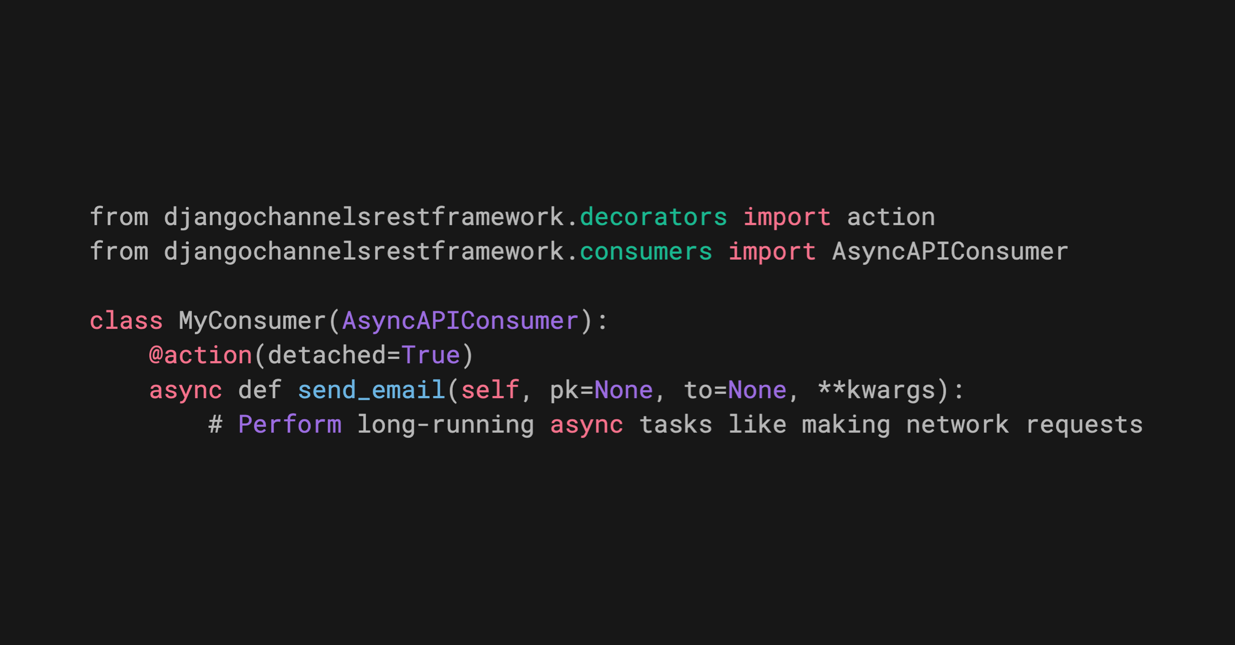 Managing WebSocket messages concurrently with detached actions
