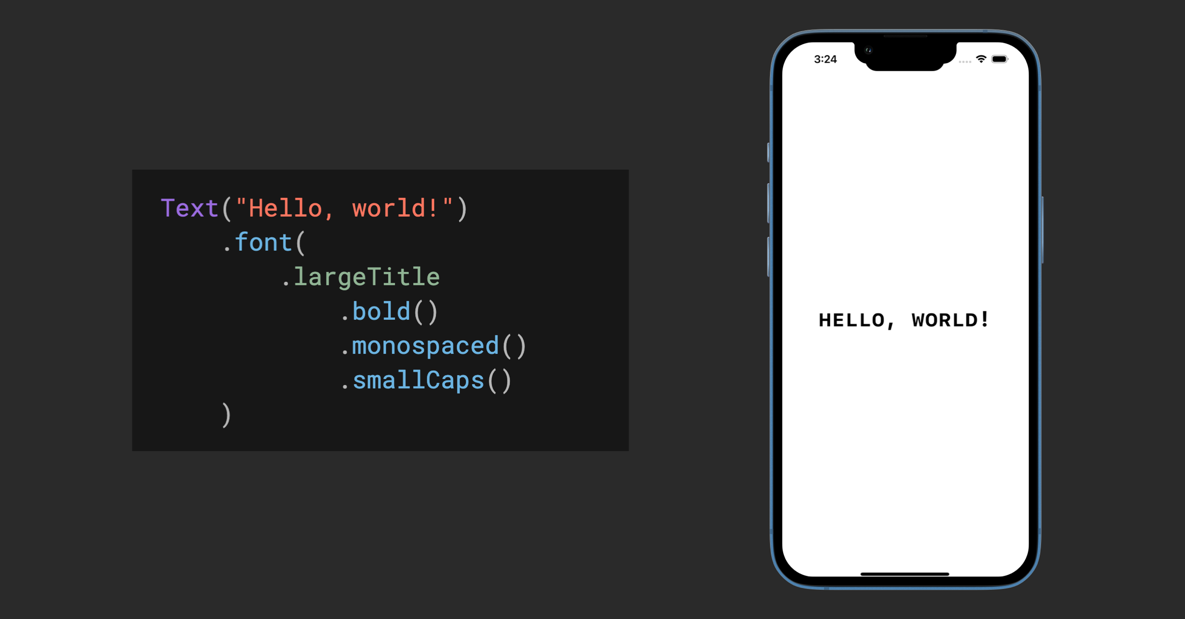 Font modifiers in SwiftUI