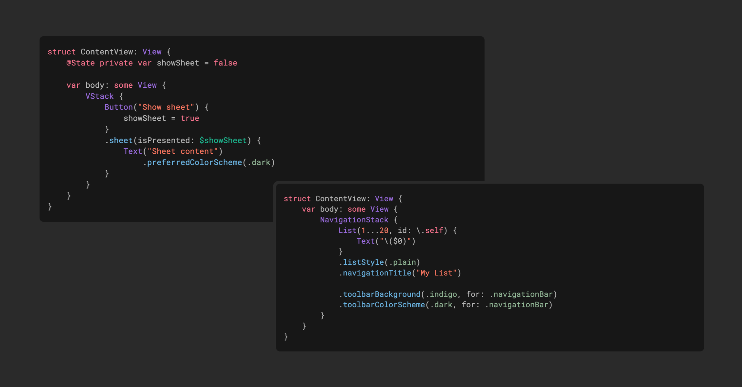 Reading and setting color scheme in SwiftUI
