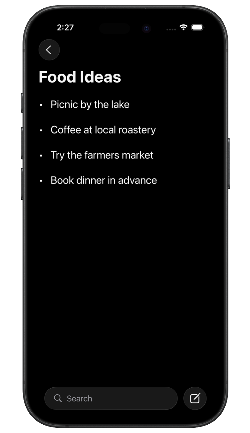 SwiftUI Search Enhancements in iOS and iPadOS 26