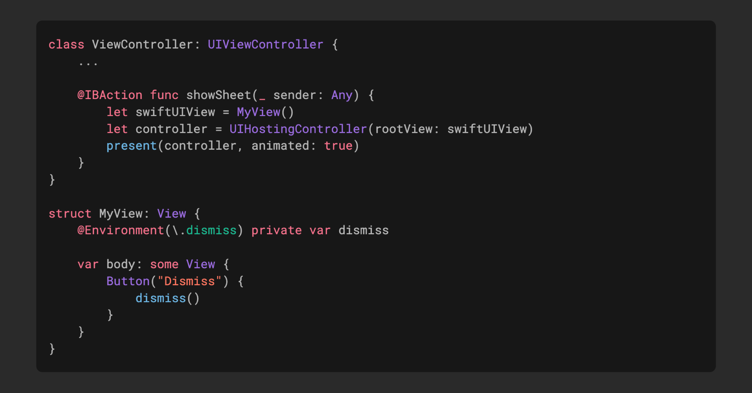 Using The Dismiss Action From The SwiftUI Environment DNT